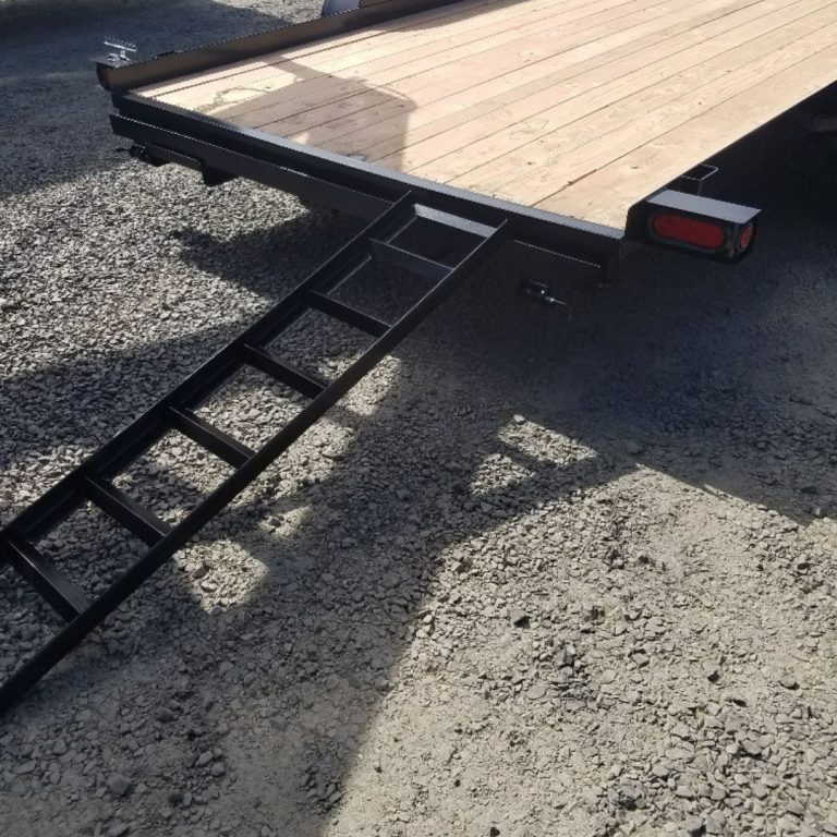 Bulldog Trailers Auto 718S 7×18 7k GVW Car Trailer with Spare Mount ...