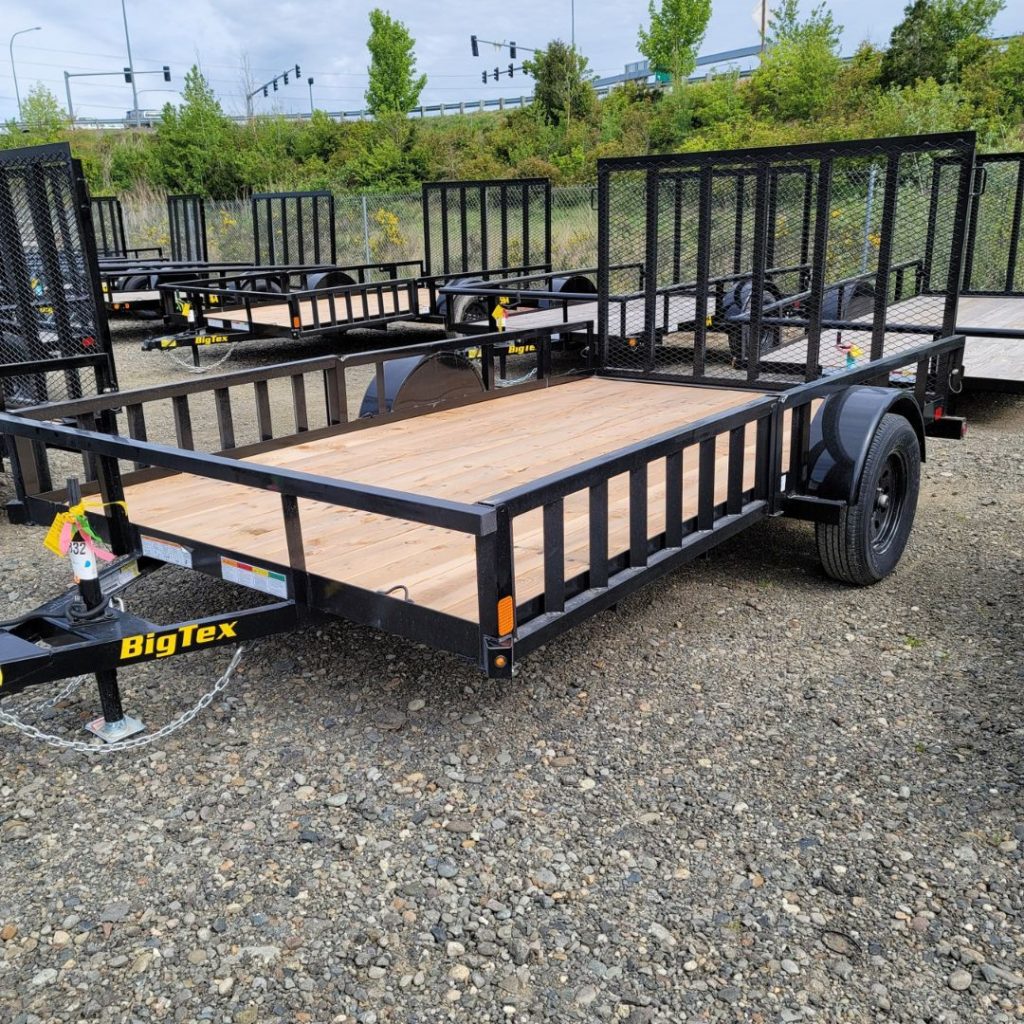 Big Tex 35SA-12RSX 6.5x12' Spring Assist Ramp Gate Utility Trailer ...