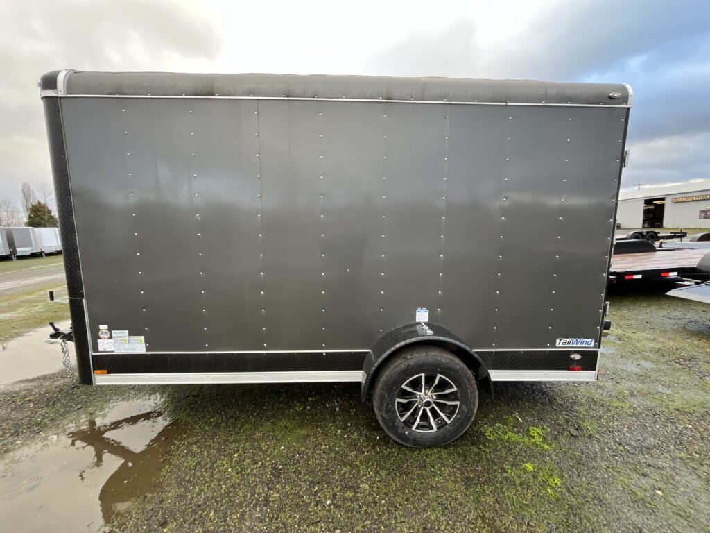 Continental Cargo TW612SA 6x12 Tailwind Series 6" Extra Height .030 Gray Metal Rear Ramp Door $5499